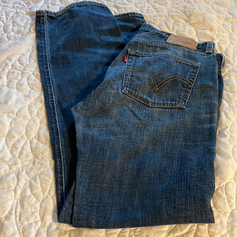 Levi’s Original 501 Straight Leg Button Fly Jeans Siz… - Gem